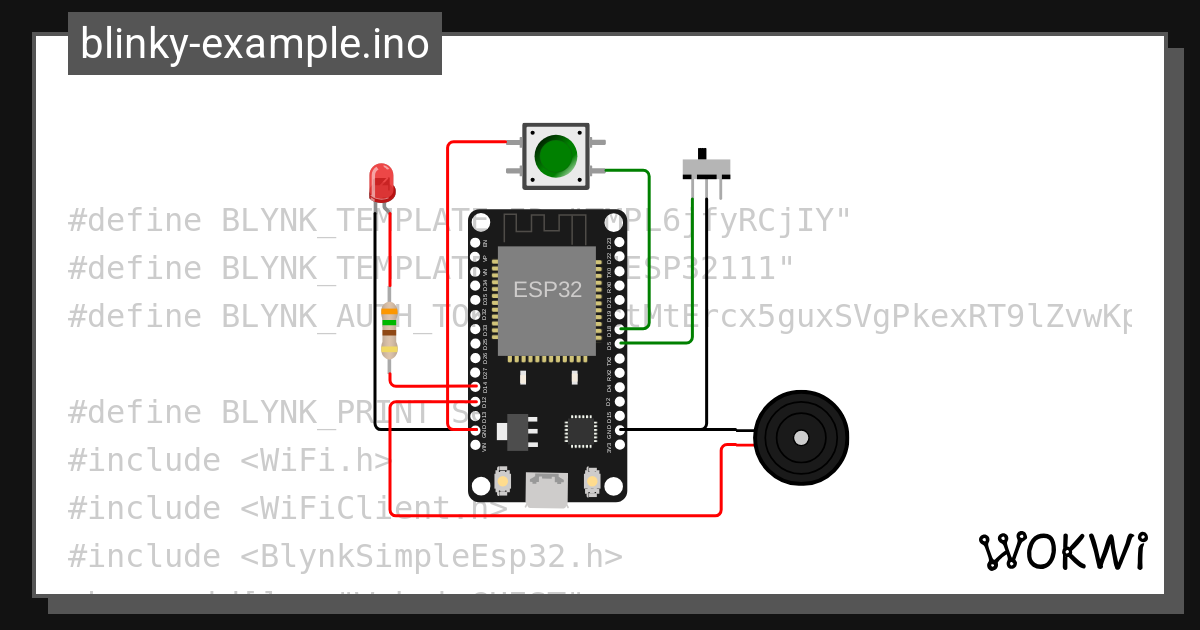 ทดลองอีกตัวมี Blynk Wokwi Esp32 Stm32 Arduino Simulator
