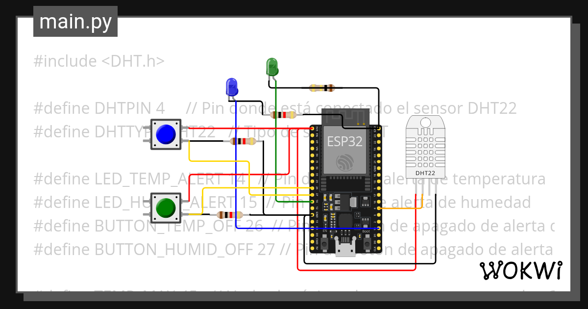 Actividad 1 rv00 - Wokwi ESP32, STM32, Arduino Simulator