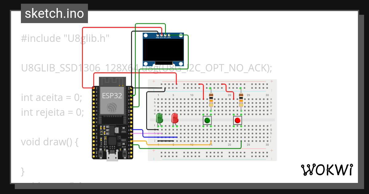Contador de rejeitos - Wokwi ESP32, STM32, Arduino Simulator