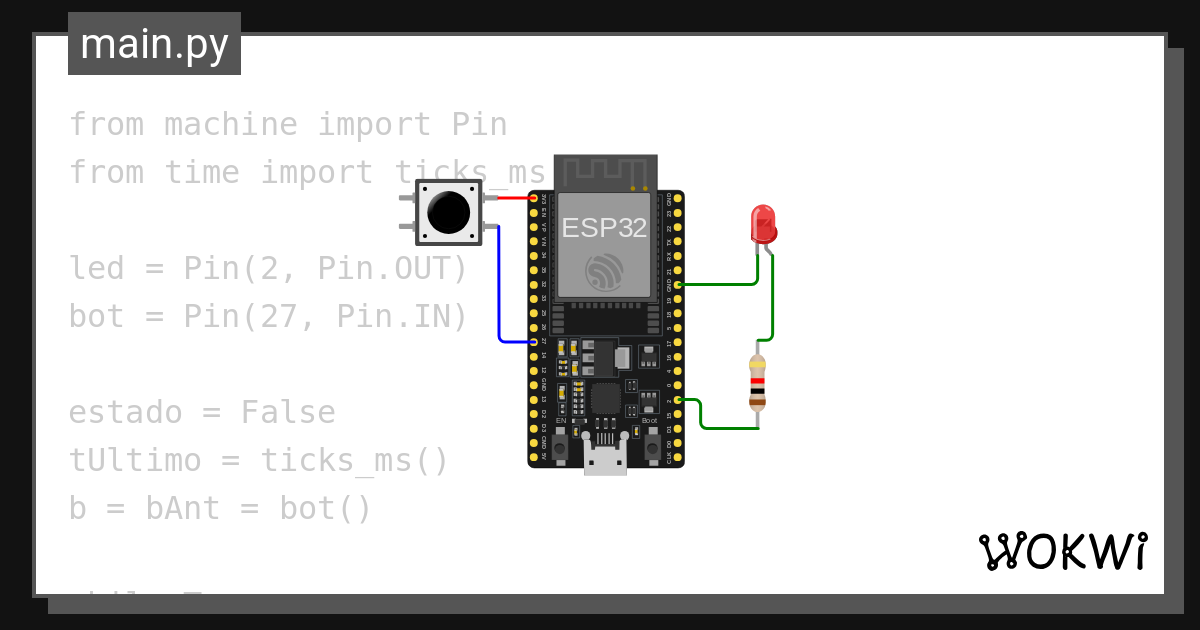 Teste Wokwi Esp32 Stm32 Arduino Simulator 4487