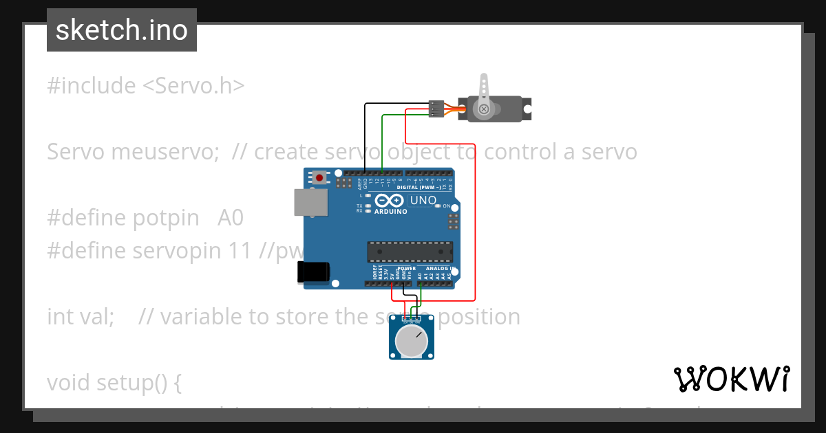 servo - Wokwi ESP32, STM32, Arduino Simulator
