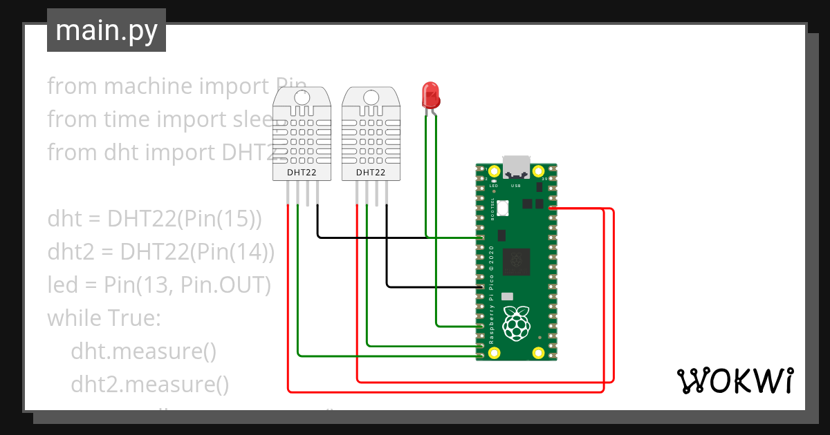 Dht Blink If Avg Temp Is Less Than 30 Wokwi Esp32 Stm32 Arduino 6865