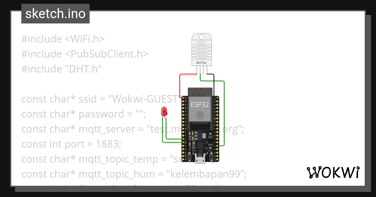 Sensor Suhu Wokwi Esp32 Stm32 Arduino Simulator 