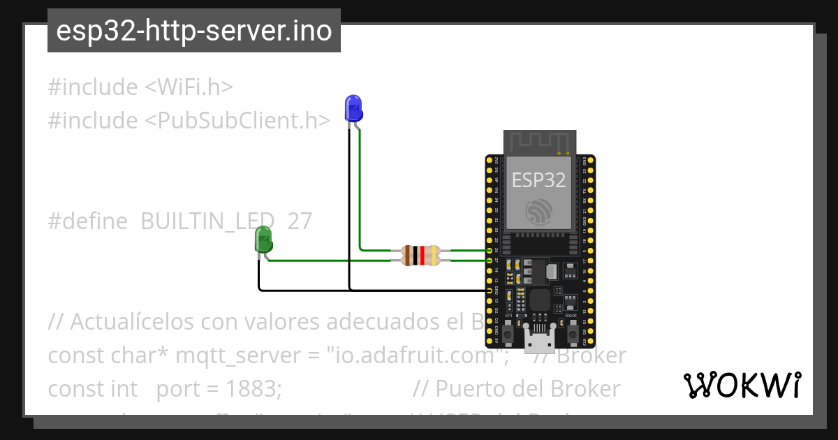 ESP32 HTTP Server Copy - Wokwi ESP32, STM32, Arduino Simulator