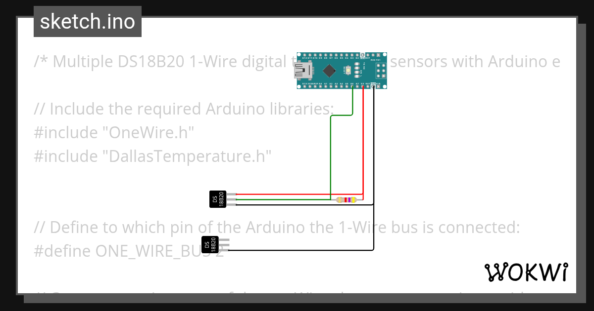 Dallastemp2 - Wokwi ESP32, STM32, Arduino Simulator