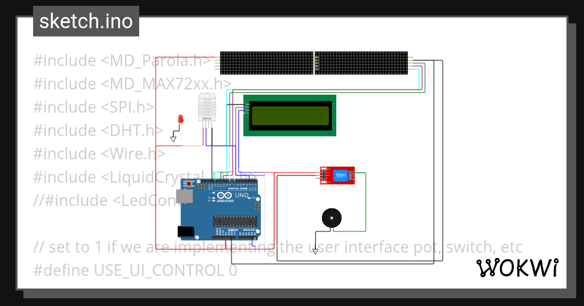 RANGKAIAN SUHU MUNFASIR - Wokwi ESP32, STM32, Arduino Simulator
