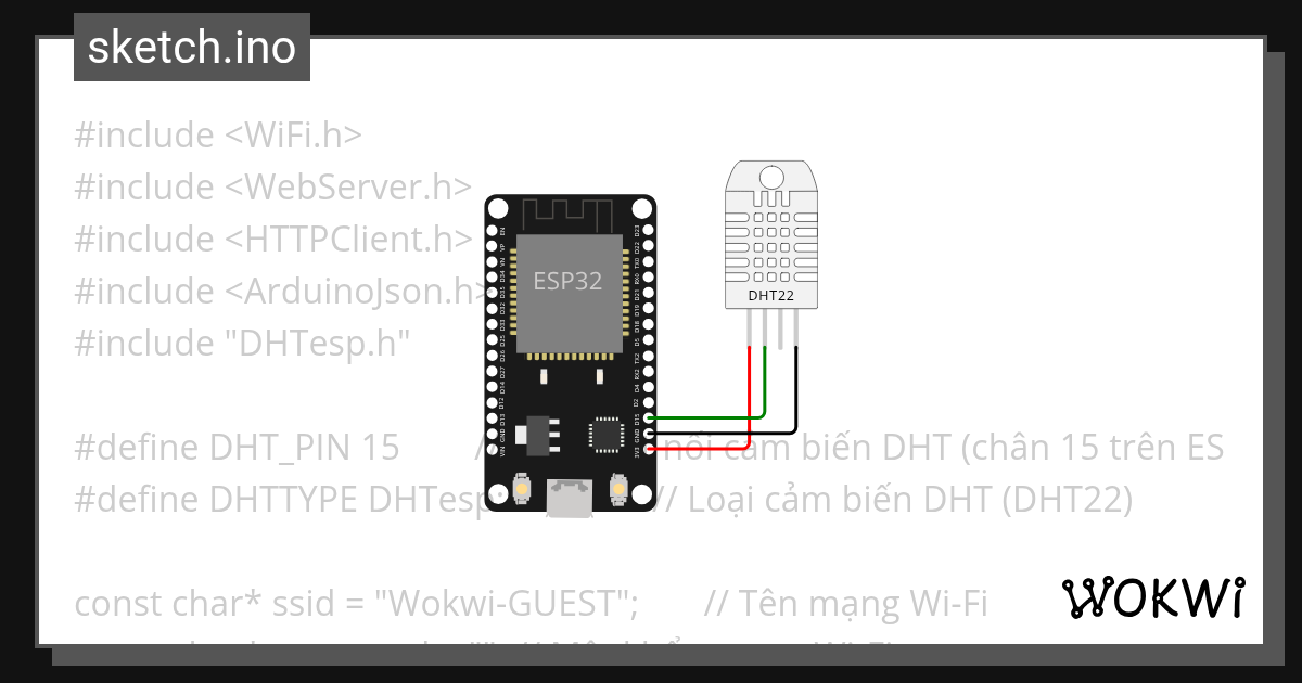 esp32-http-dht - Wokwi ESP32, STM32, Arduino Simulator