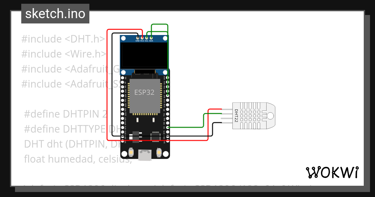 temp oled - Wokwi ESP32, STM32, Arduino Simulator