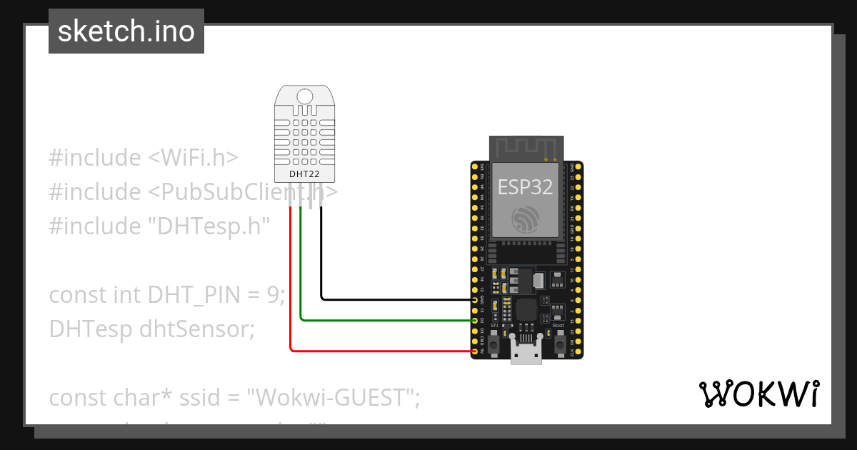 MQTT_Start - Wokwi ESP32, STM32, Arduino Simulator