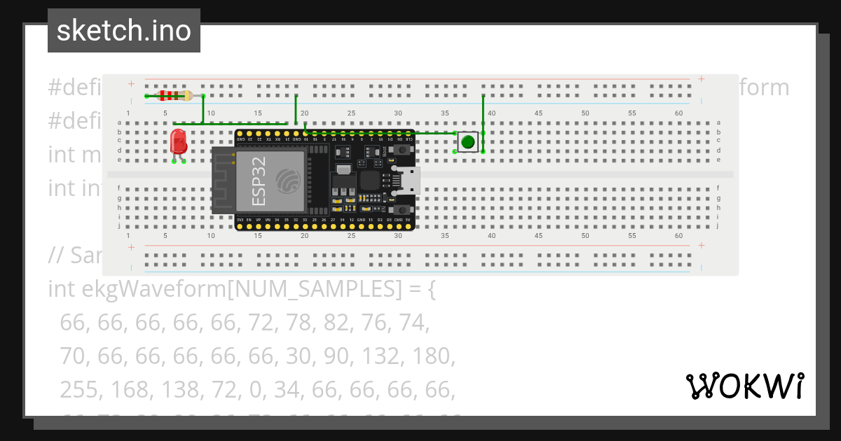 opgave fredag - Wokwi ESP32, STM32, Arduino Simulator