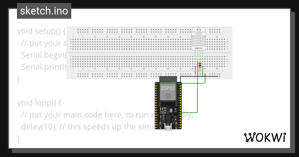 Temperatura Wokwi Esp32 Stm32 Arduino Simulator 