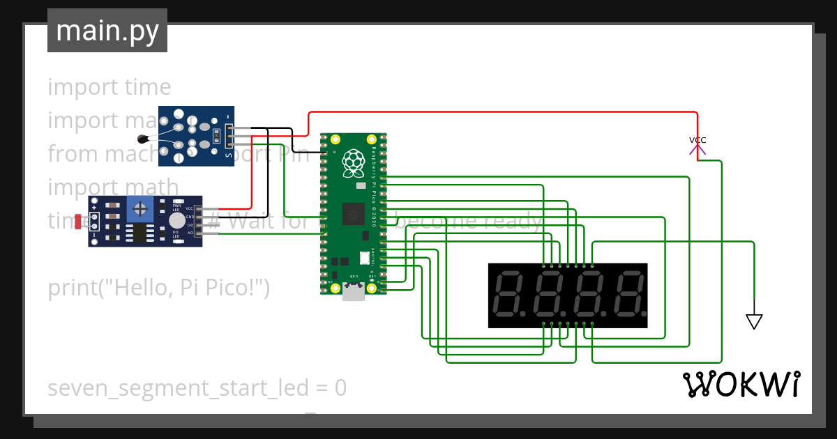 7Seg LDR Copy - Wokwi ESP32, STM32, Arduino Simulator