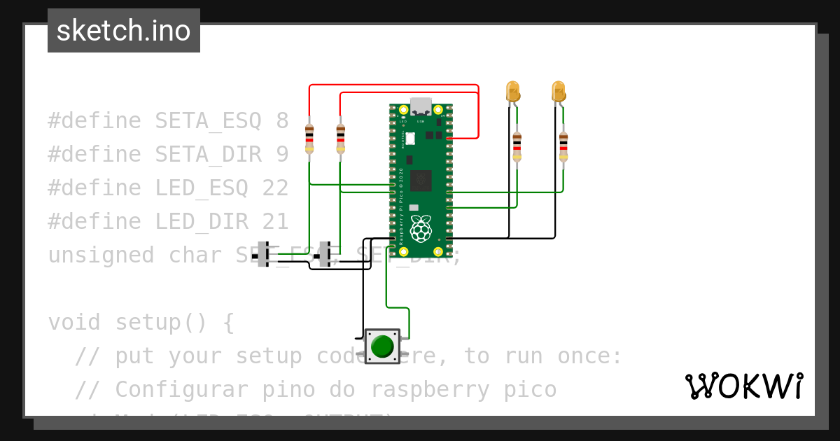Chave Led Ltp Wokwi Esp32 Stm32 Arduino Simulator 