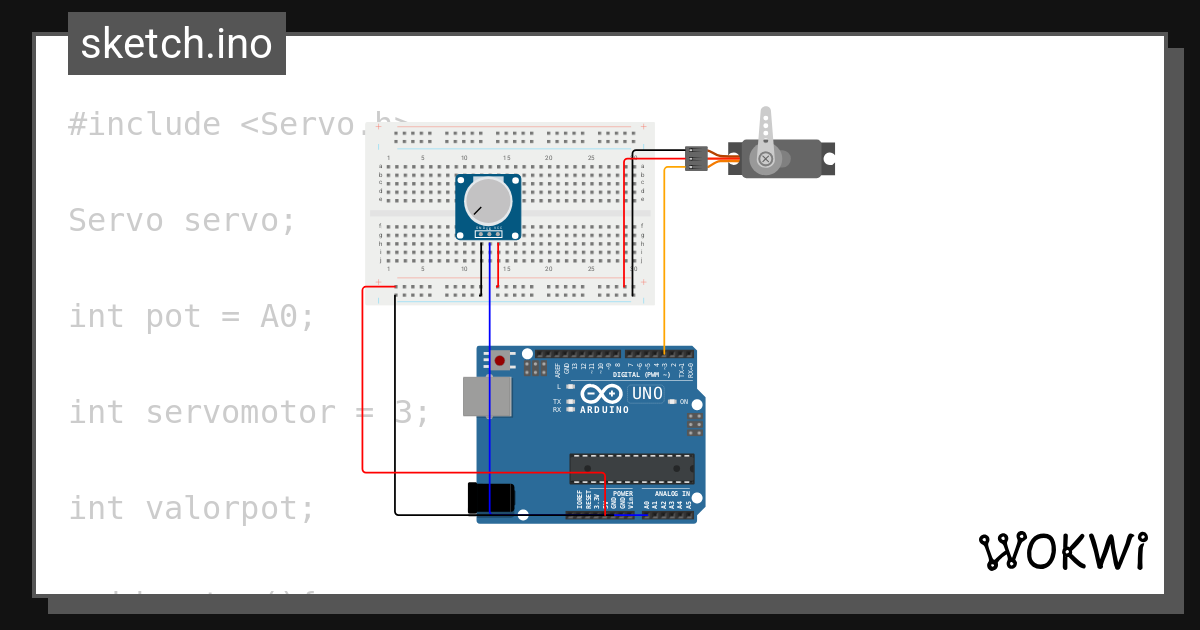 Servo Motor Danilo Wokwi Esp32 Stm32 Arduino Simulator