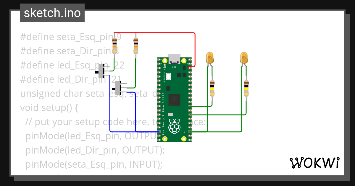 pisca alerta - Wokwi ESP32, STM32, Arduino Simulator