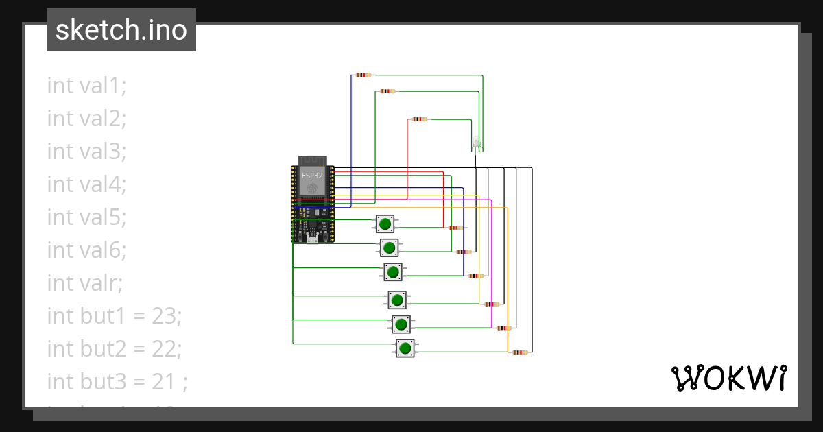 ejercicio 4 - Wokwi ESP32, STM32, Arduino Simulator
