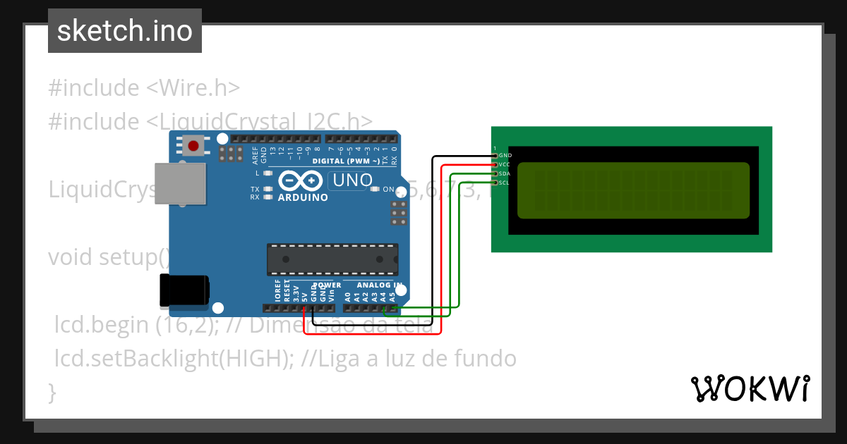 Display - Wokwi ESP32, STM32, Arduino Simulator