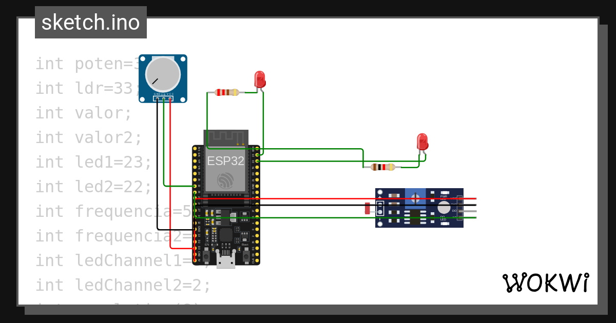 Ejercicio 7 Wokwi Esp32 Stm32 Arduino Simulator 9853