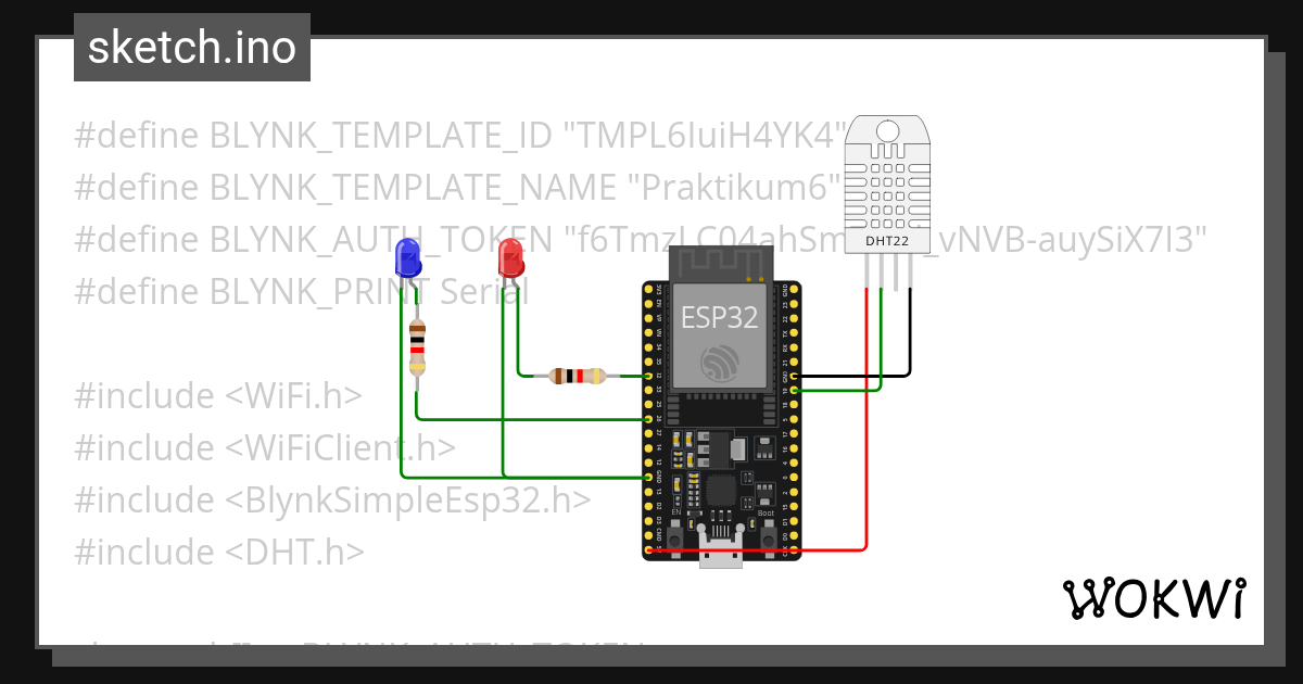 IOT6 - Wokwi ESP32, STM32, Arduino Simulator