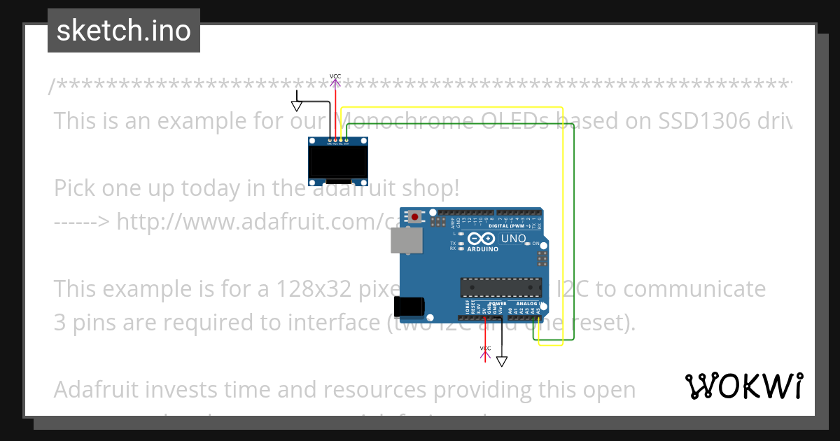 Lcd Oled 128x64 Wokwi Esp32 Stm32 Arduino Simulator