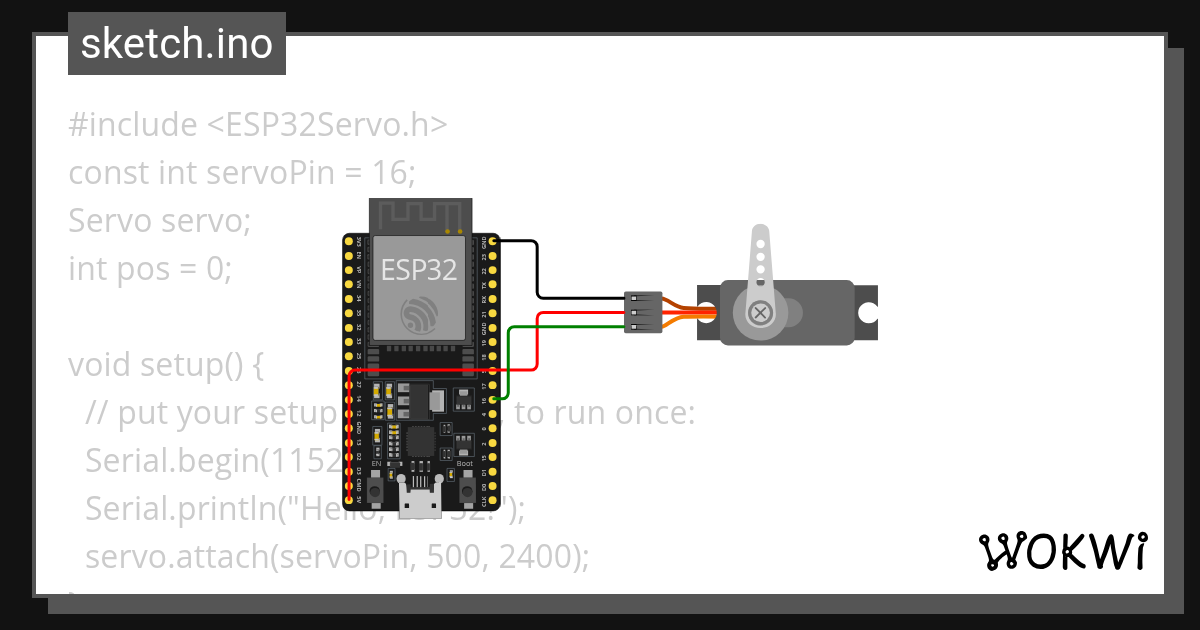 Servo - Wokwi ESP32, STM32, Arduino Simulator Servo - Wokwi ESP32, STM32, Arduino Simulator