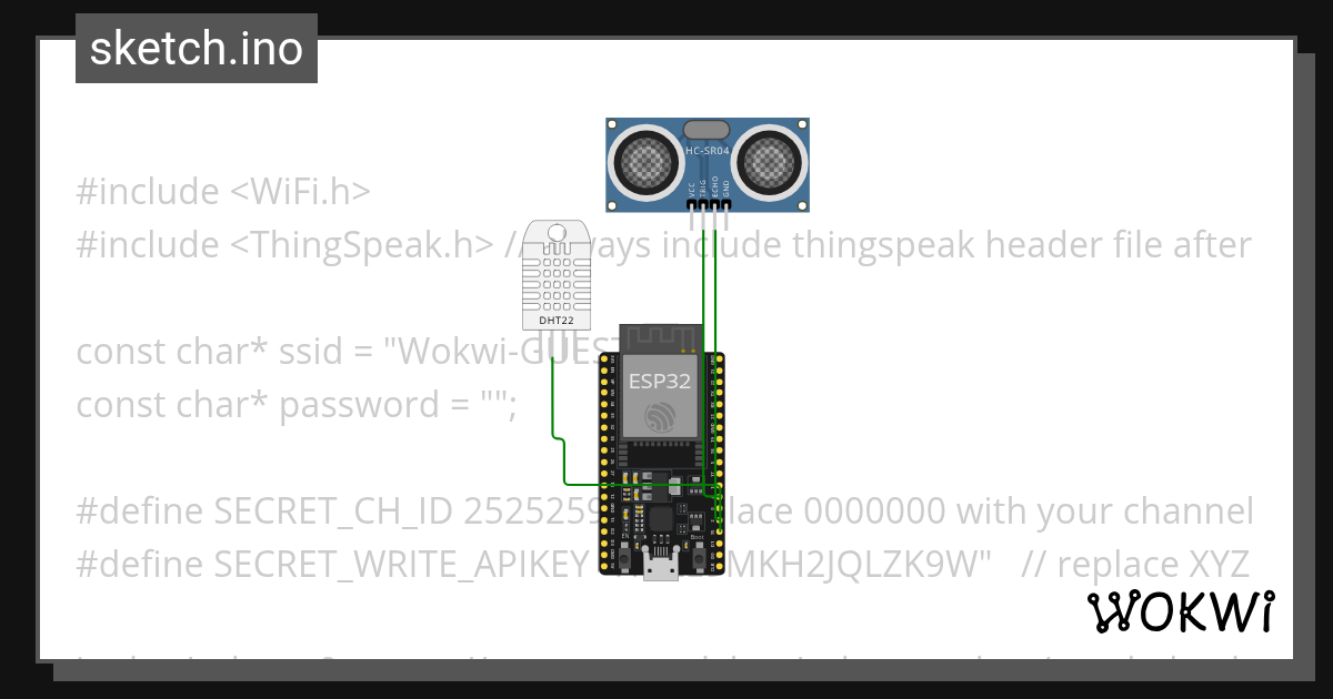 Iot project - Wokwi ESP32, STM32, Arduino Simulator