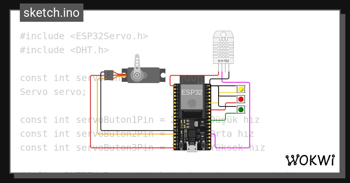 Smart Cradle Servo Dht Only Wokwi Esp32 Stm32 Arduino Simulator 2100