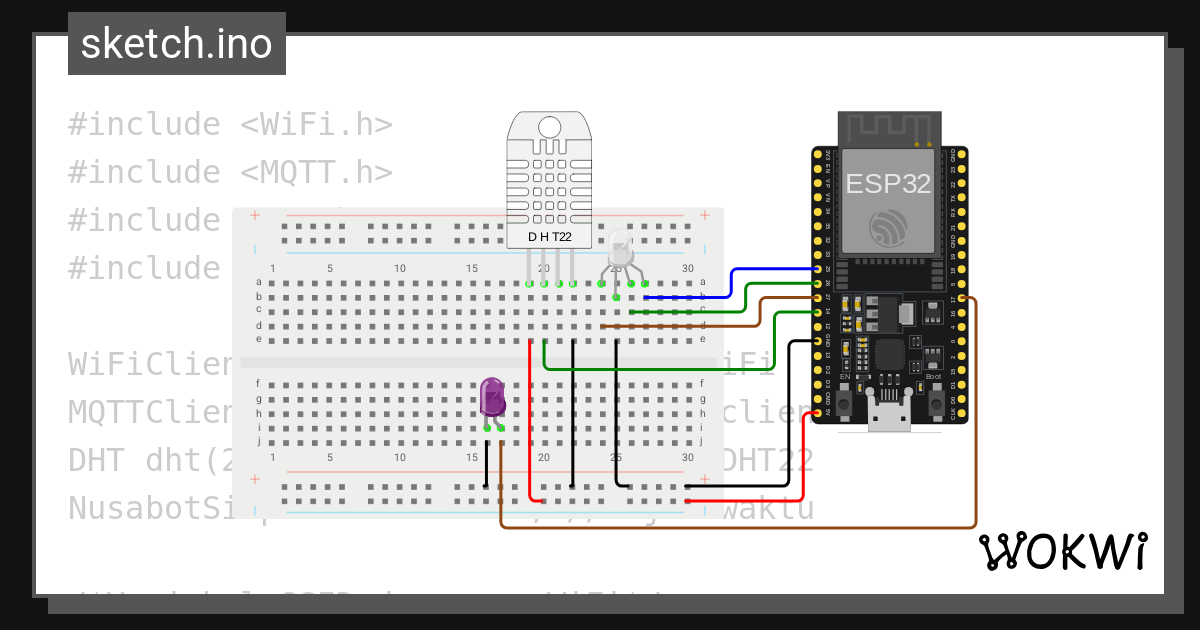 Tugas2 Iotpemulavania Rheta Lf Wokwi Esp32 Stm32 Arduino Simulator