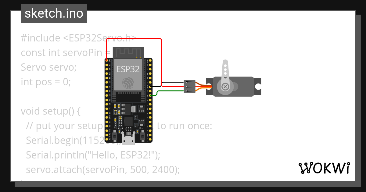 servo - Wokwi ESP32, STM32, Arduino Simulator