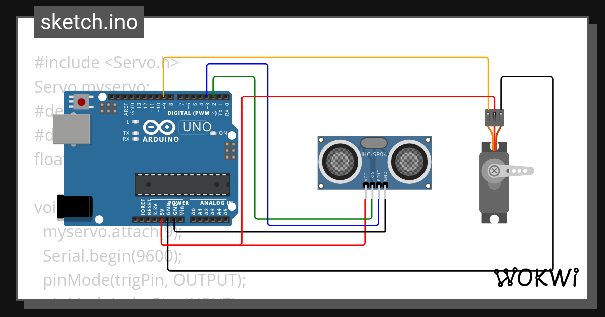 Automatic Hand Sanitizer Gm Wokwi Esp32 Stm32 Arduino Simulator