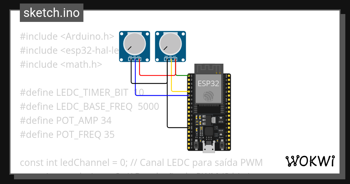 Wokwi - Online ESP32, STM32, Arduino Simulator