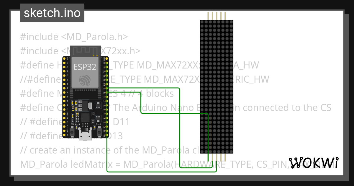 Hello_ESP32 - Wokwi ESP32, STM32, Arduino Simulator