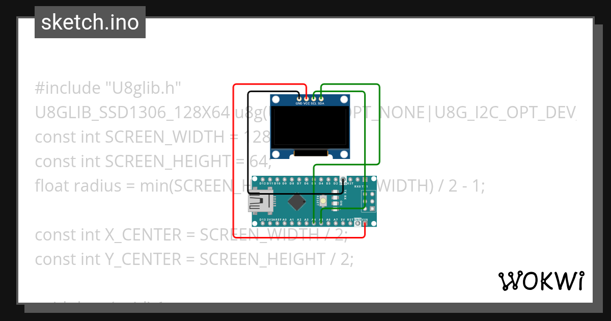 draw 4 conbentric cirrcles Copy - Wokwi ESP32, STM32, Arduino Simulator