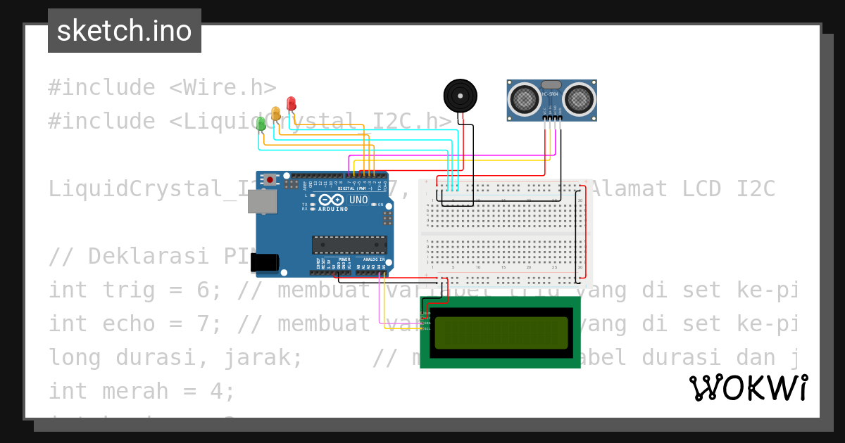 Project Parkir Wokwi Esp32 Stm32 Arduino Simulator 5222