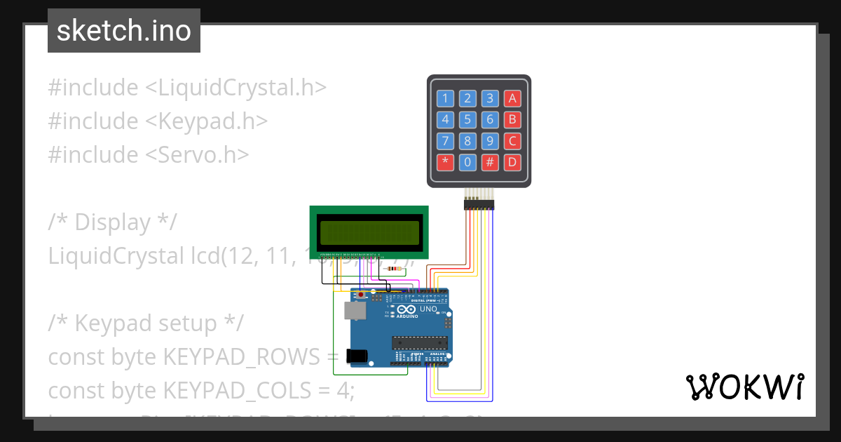 calculator project - Wokwi ESP32, STM32, Arduino Simulator