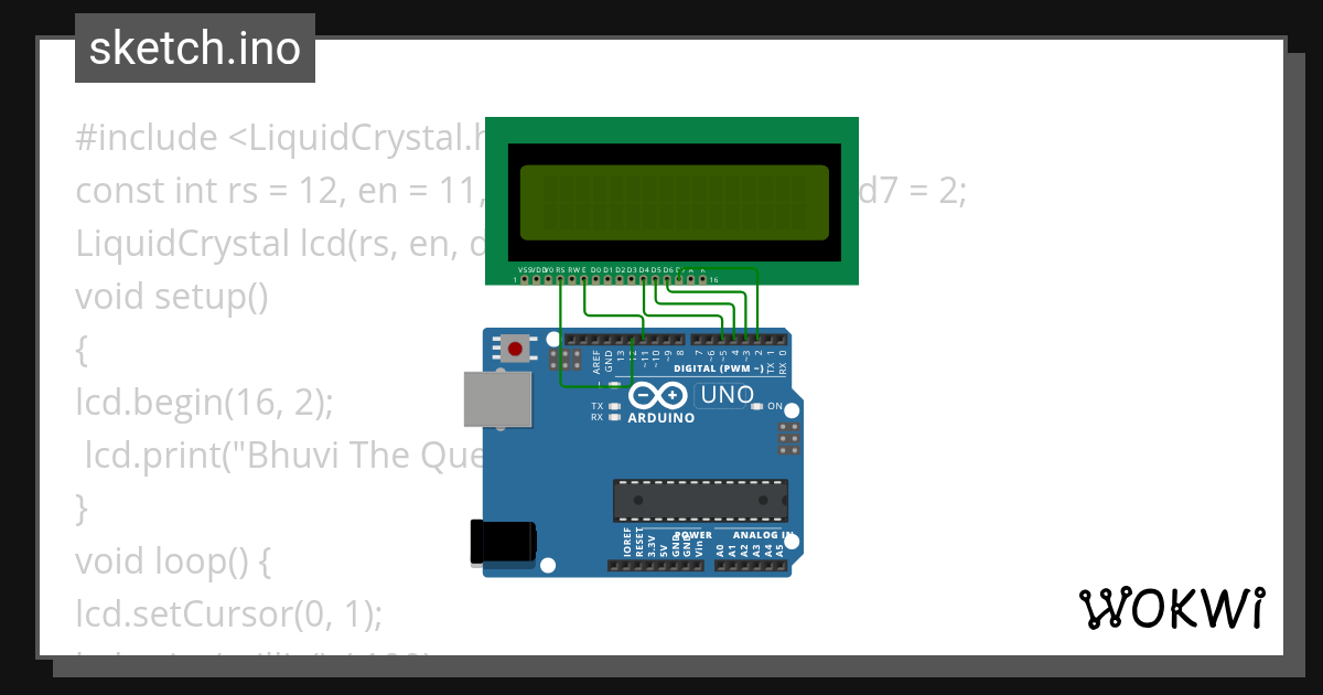 LCD Exp - Wokwi ESP32, STM32, Arduino Simulator LCD Exp - Wokwi ESP32, STM32, Arduino Simulator