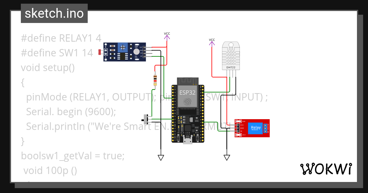 ESP 32 -001 - Wokwi ESP32, STM32, Arduino Simulator