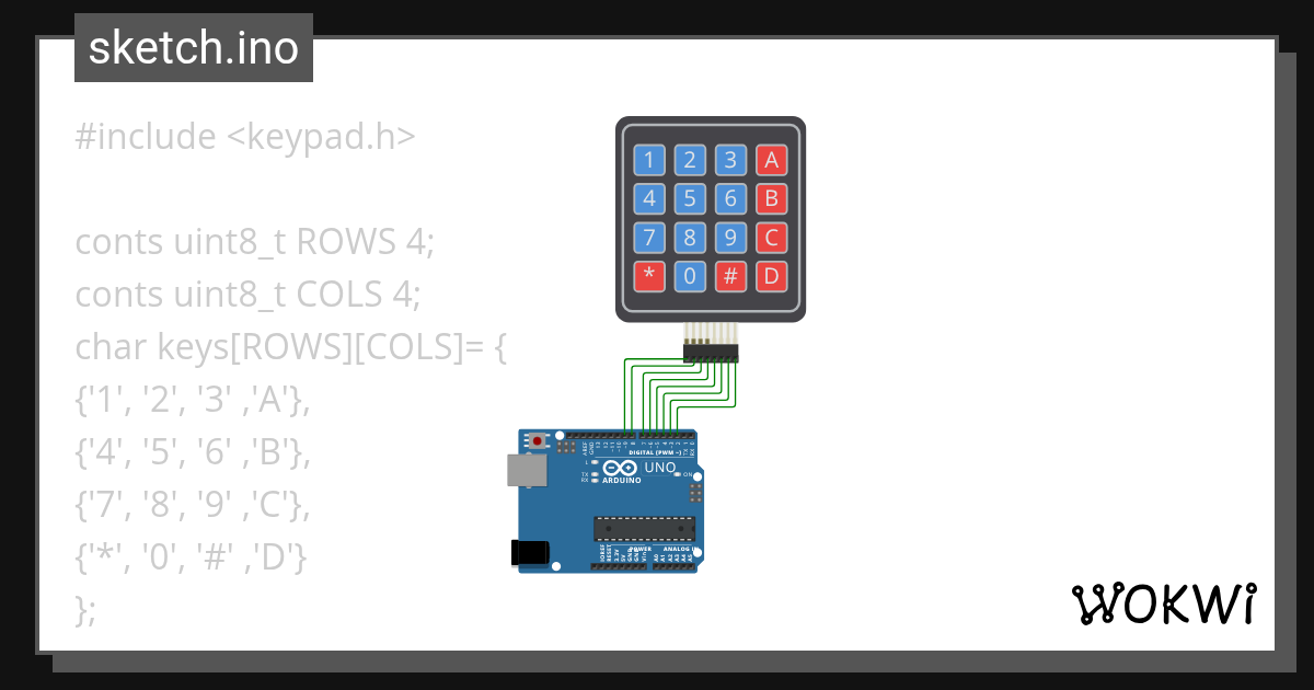 Keypad Pak Zainul - Wokwi ESP32, STM32, Arduino Simulator Keypad Pak Zainul - Wokwi ESP32, STM32, Arduino Simulator