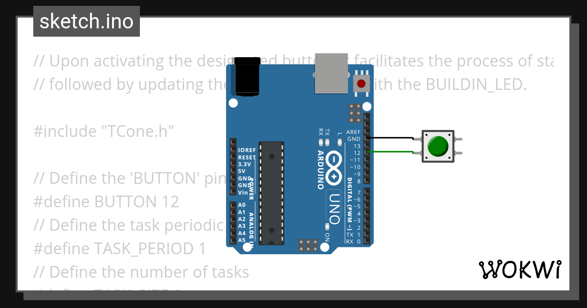 TCone: toggle - Wokwi ESP32, STM32, Arduino Simulator