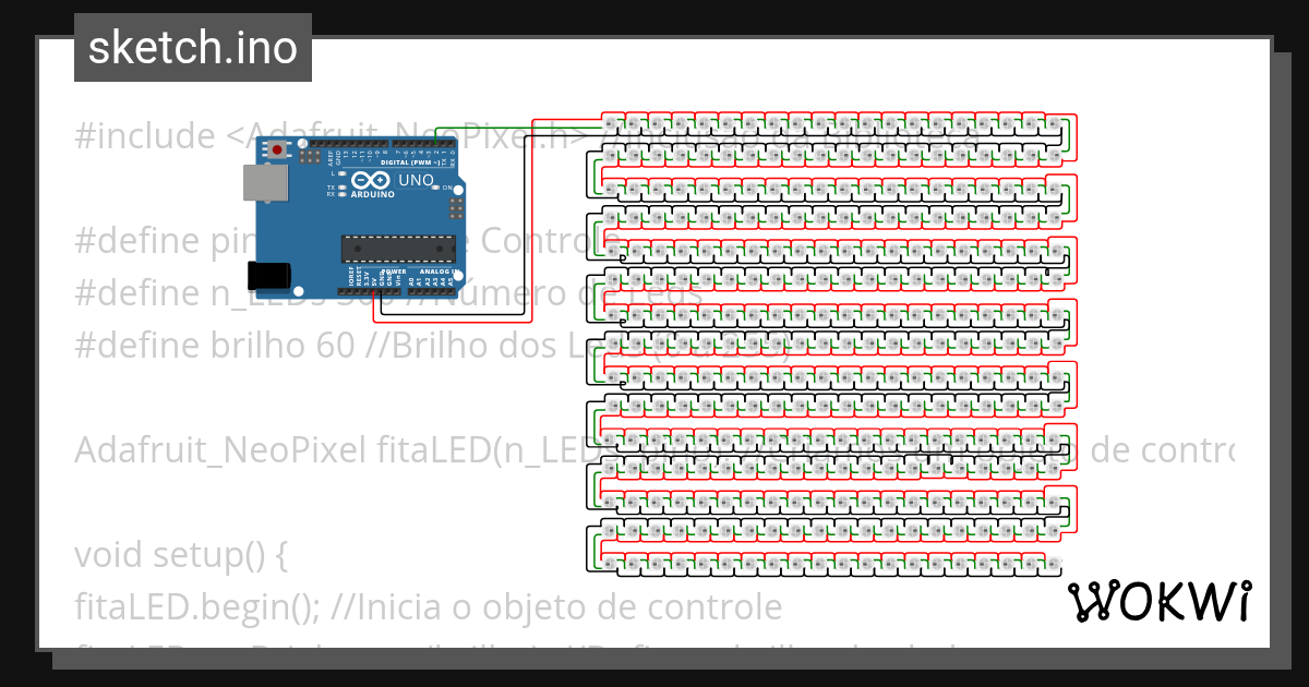 Fita_LEDs_Blink - Wokwi ESP32, STM32, Arduino Simulator
