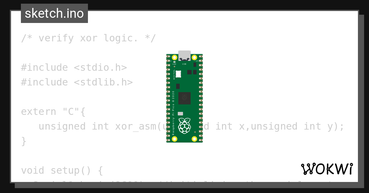 411 Xor Logic Proof Wokwi Esp32 Stm32 Arduino Simulator