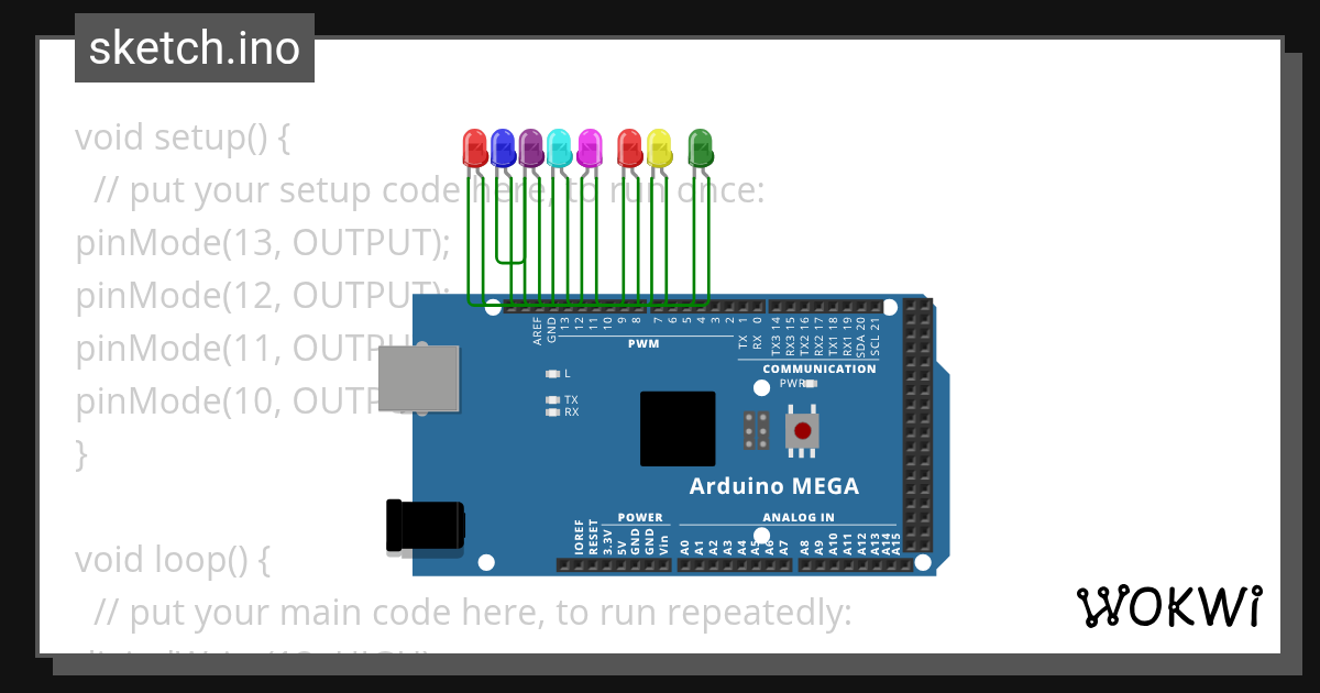 First Program Wokwi Esp32 Stm32 Arduino Simulator 0526