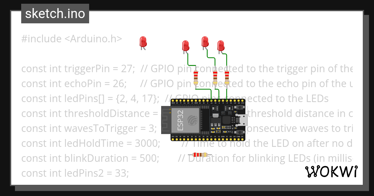 control - Wokwi ESP32, STM32, Arduino Simulator