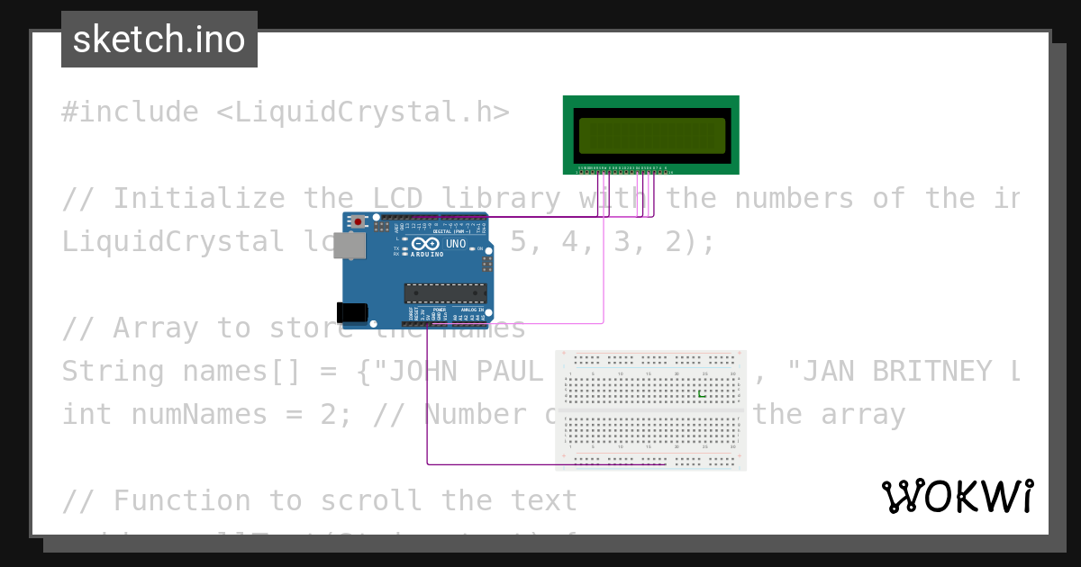 Mil Activity 4 Displaying Hello World And Your Name Brimo Copy 2 Wokwi Esp32 Stm32 2858