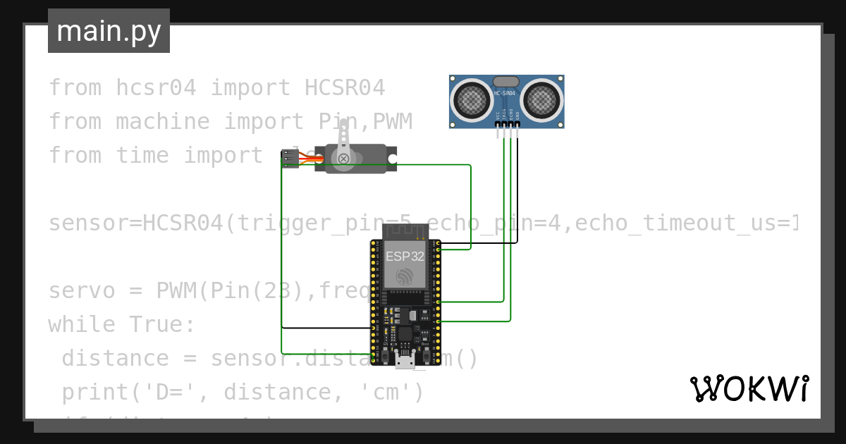 Barriere Parking 2sc Wokwi Esp32 Stm32 Arduino Simulator 3623