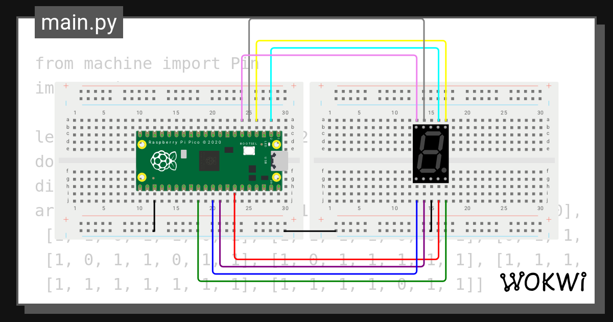 Seven Segment Wokwi Esp32 Stm32 Arduino Simulator 5324