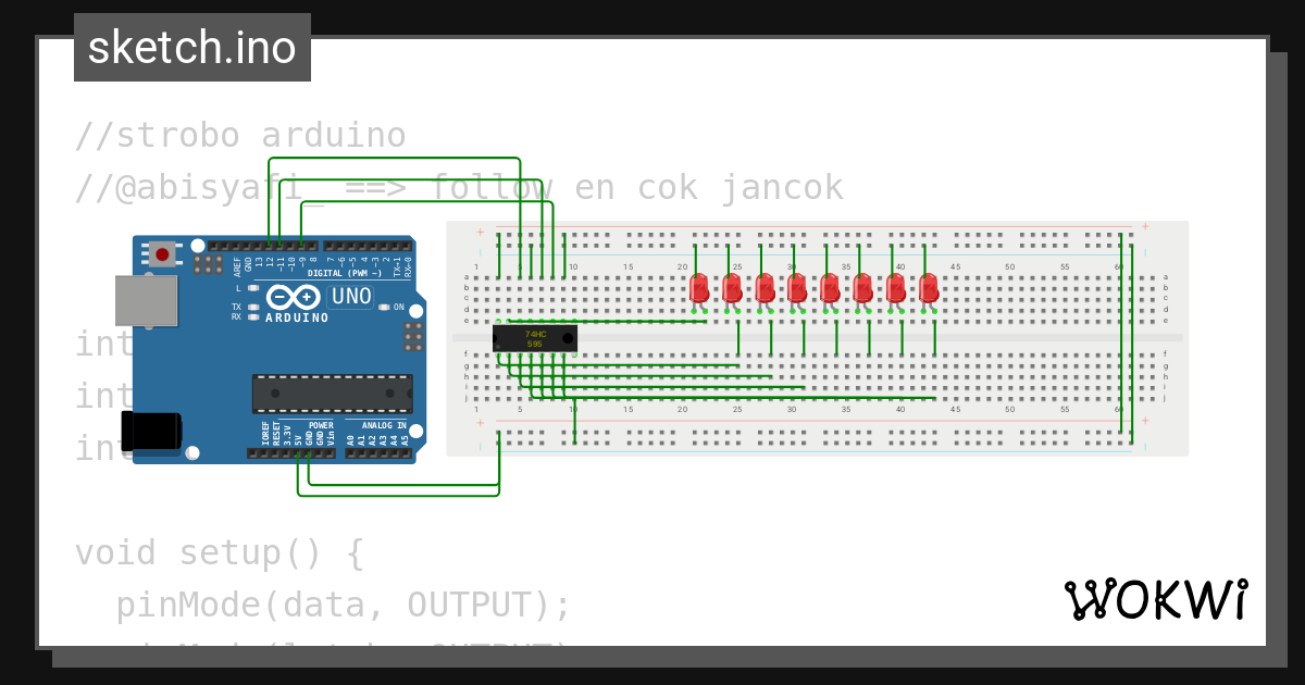 Strobo Arduino Wokwi Esp32 Stm32 Arduino Simulator 0236