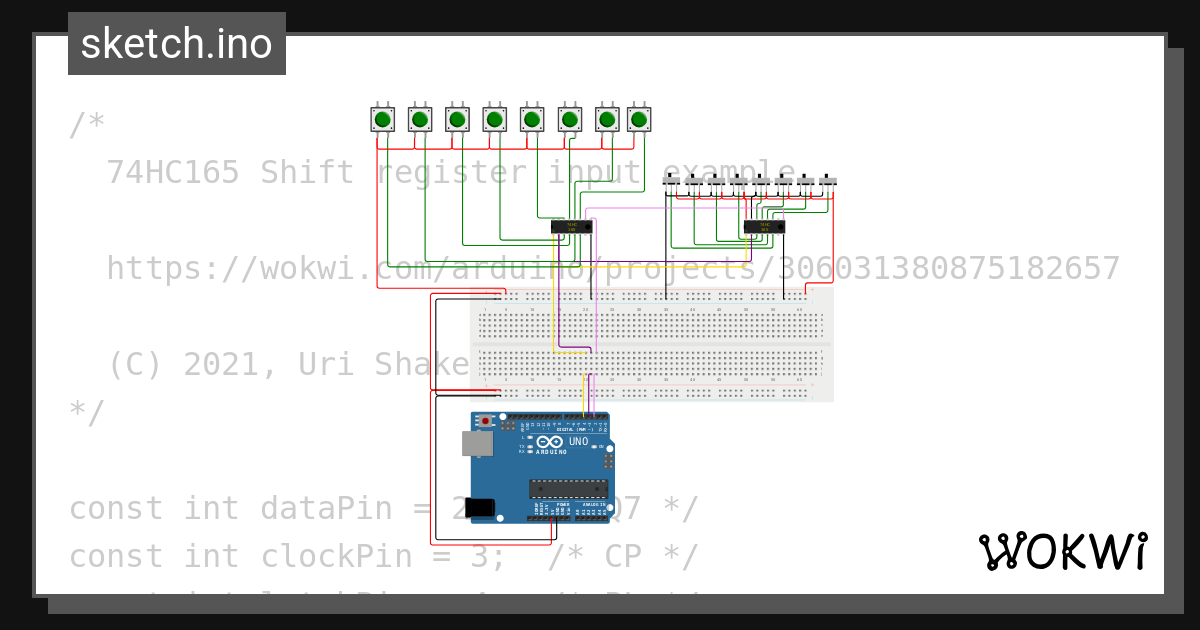 16 Buttons Wokwi Esp32 Stm32 Arduino Simulator 1060
