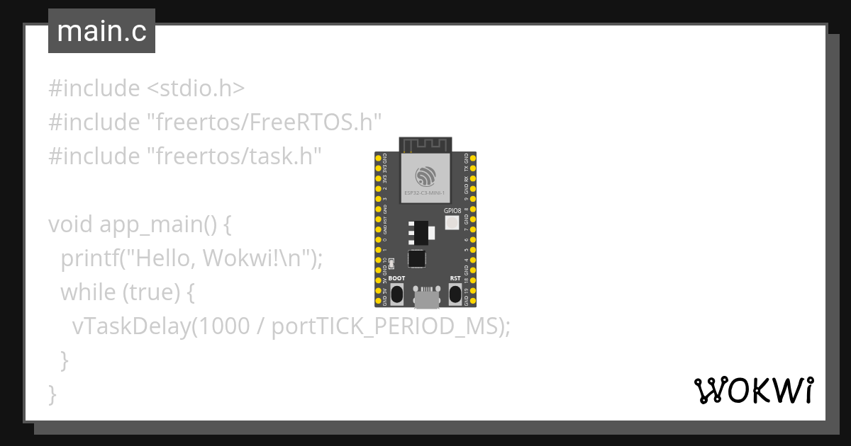 1 - Wokwi ESP32, STM32, Arduino Simulator