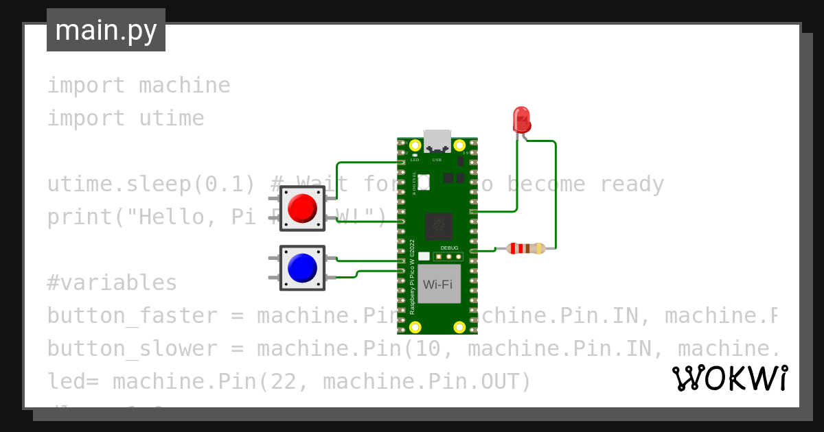 Buttonled Wokwi Esp32 Stm32 Arduino Simulator